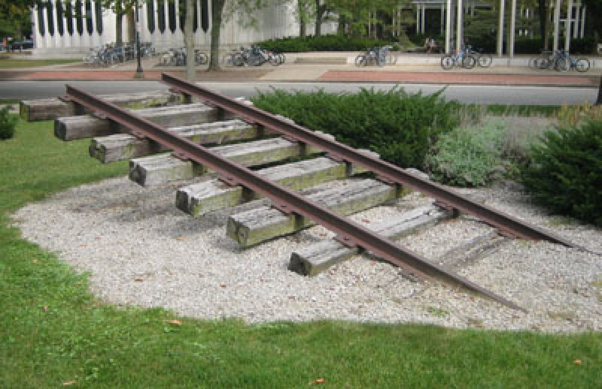 Oberlin Underground Railroad monument, 1977 | House Divided